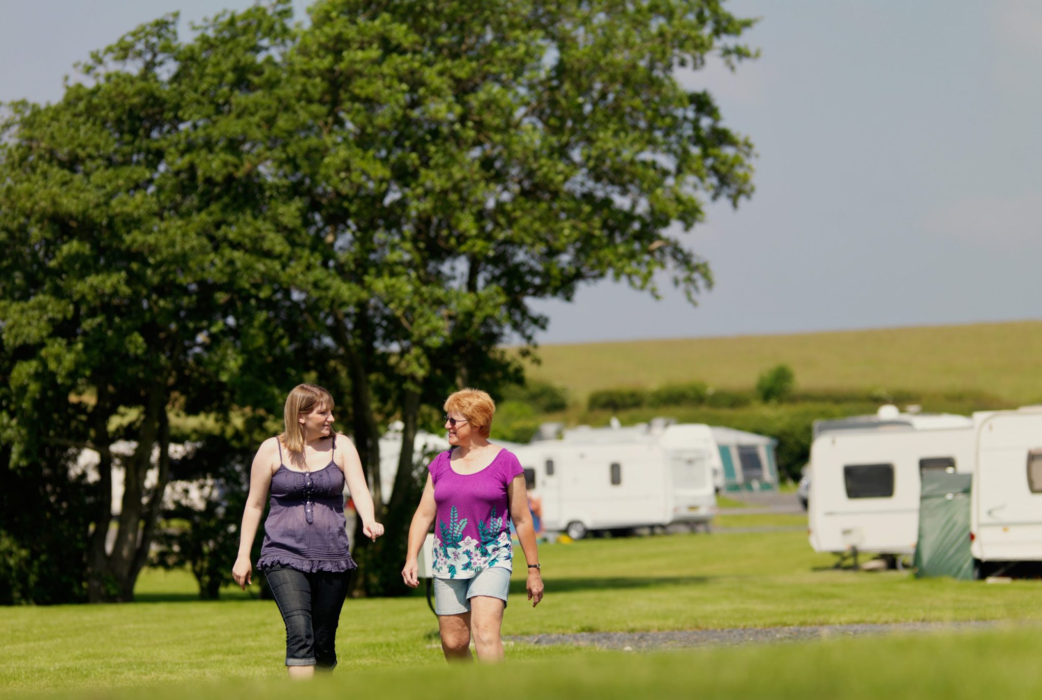 Seasonal Touring Pitches Bay View | Holgates